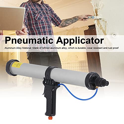 banapoy Pneumatic Caulking Gun, 600ml Air Powered Caulk Gun Aluminum ...