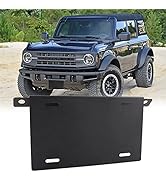 Amazon.com: Front License Plate Bracket for Ford Bronco, Steel License ...