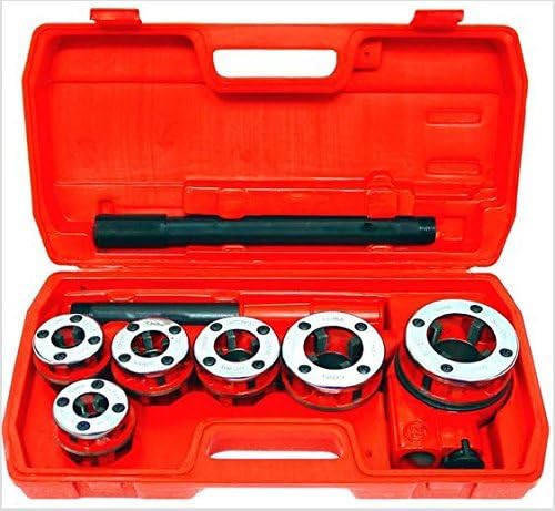 New Ratchet Pipe Threader Kit Set Ratcheting W/5 Dies and Case Gas,Hand ...