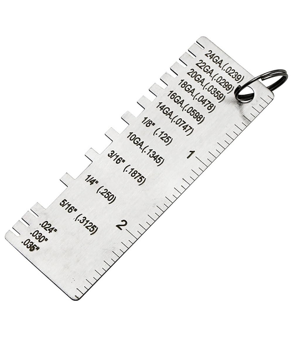 Fillet Weld Gauge, Stainless Steel Welding Measure Tool, Weld Thickness ...