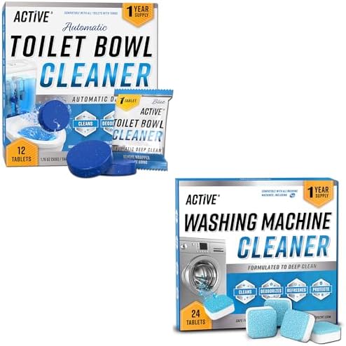 Amazon.com: ACTIVE Automatic Toilet Bowl Cleaner and Washing Machine ...