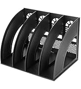 Amazon.com: SAYEEC Desktop File Magazine Folder Holder 3 Section ...