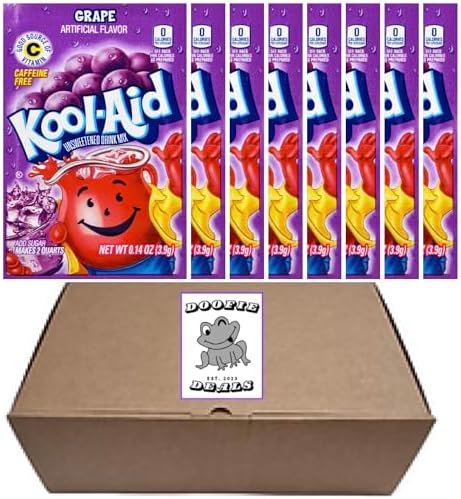 Amazon.com : Kool Aid Lemonade Drink Mix (96 Packets) : Powdered Soft ...