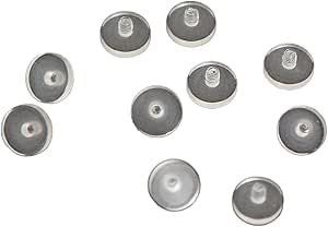 Amazon.com: 10 Pc Pack Of Clear Acrylic Dermal Anchor Retainers 14G 4MM ...