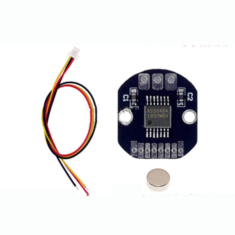 AS5048 Magnetic Encoder Sets PWM and SPI Interface Precision 14 Bit no Brush Holder as5048a ...