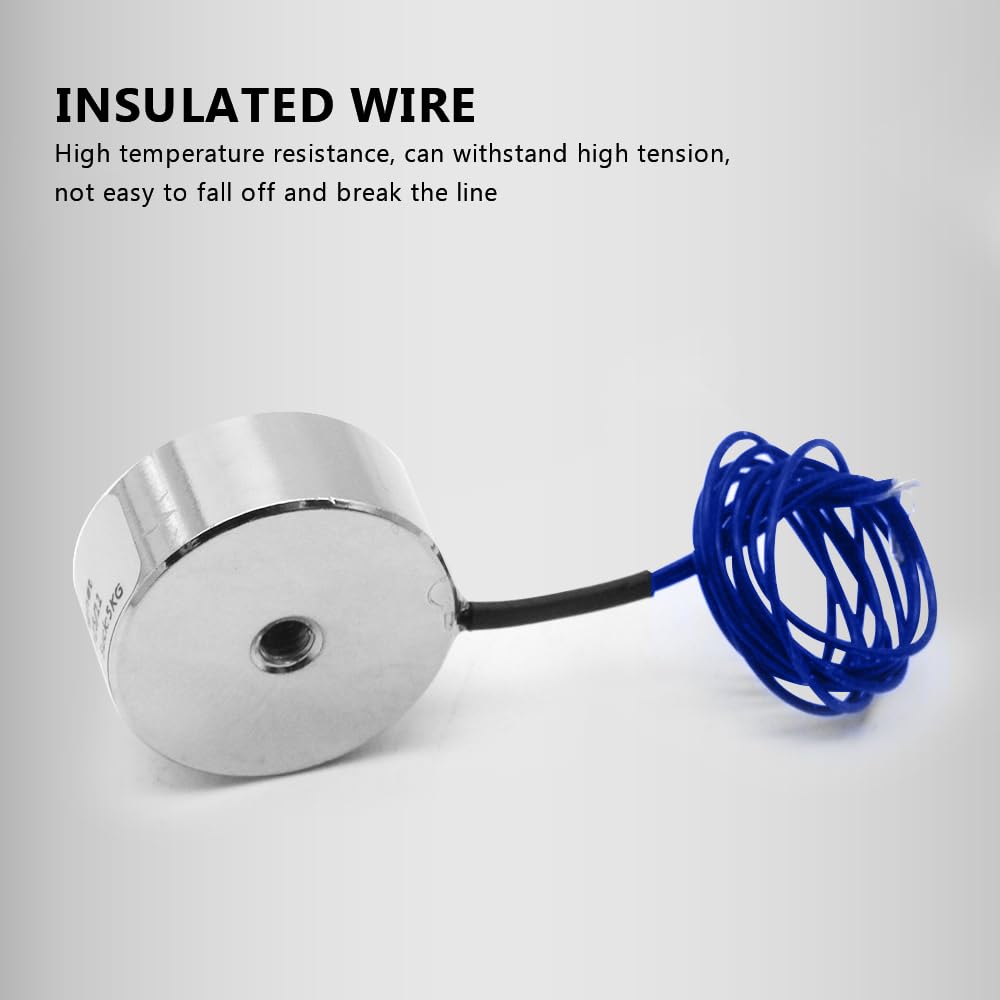 Snapklik.com : 50N, 25 X 11mm, DC12V Micro Electric Lifting Magnet ...