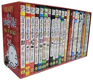Jeff Kinney Diary Of A Wimpy Kid 1 - 23 Books Boxed Set The Complete ...