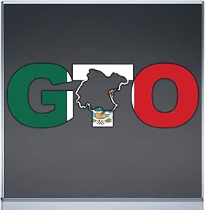 Amazon.com - X Graphics GTO Guanajuato Bandera Mexico Sticker Decal ...