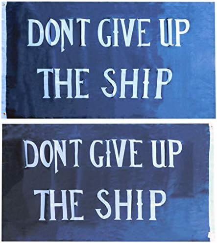 Amazon.com : COMMODORE PERRY DON'T GIVE UP THE SHIP Battle Flag 3x5 ...