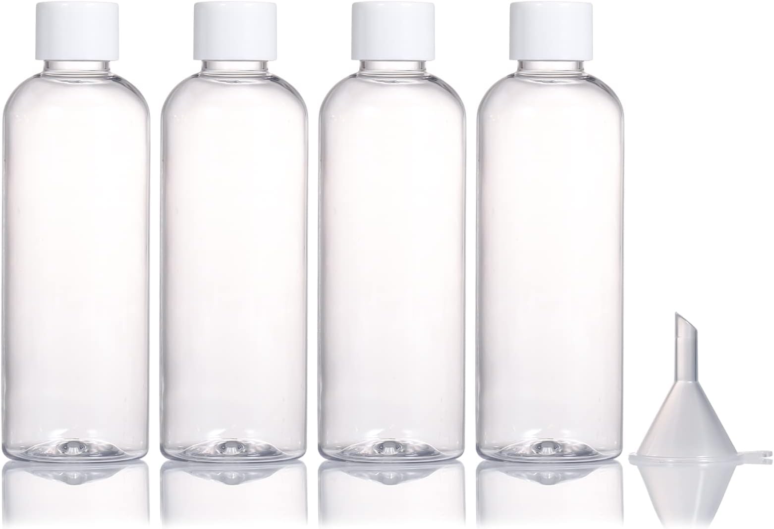 Amazon.com: 4pcs Travel Bottles,100ml Refillable Clear Empty Plastic ...