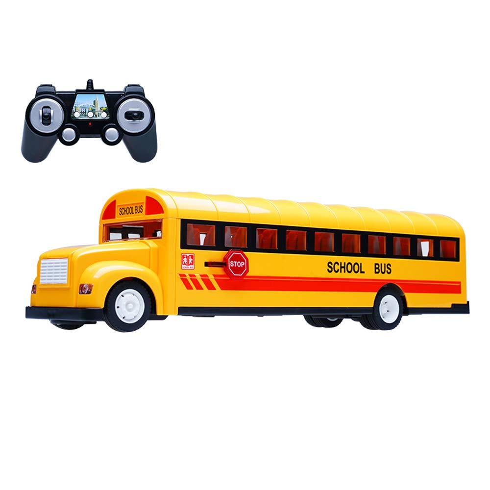 Buy Darenbp 2.4GHz Remote Control Car Rc School Bus Remote Control Bus ...