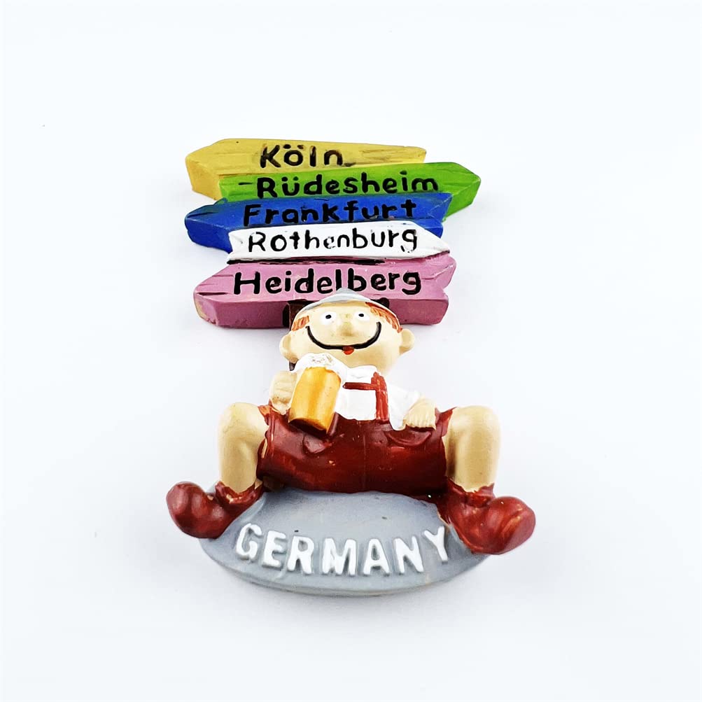 Snapklik.com : Guidepost Style Germany Refrigerator Magnet Travel ...