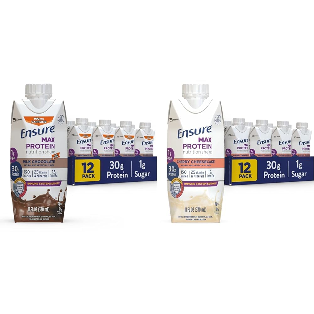 Amazon.com: Ensure Max High Protein Nutrition Shake Milk with 30g of ...