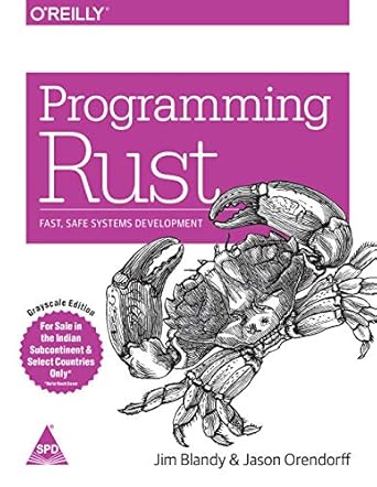 Buy Programming Rust: Fast, Safe Systems Development Book Online at Low ...