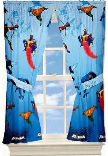 Batman Curtains Window Panels | The Pair Measures 82 x 63 inch (208 x ...