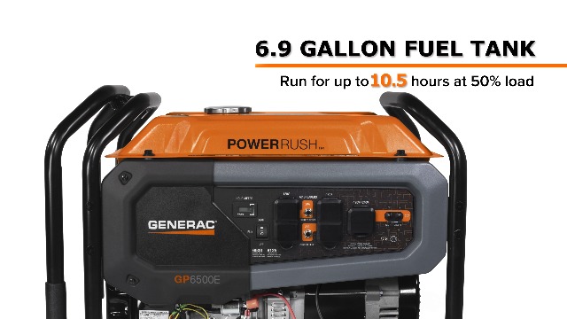 Watch Generac GP6500E 6,500-Watt Electric-Start Portable Generator on ...