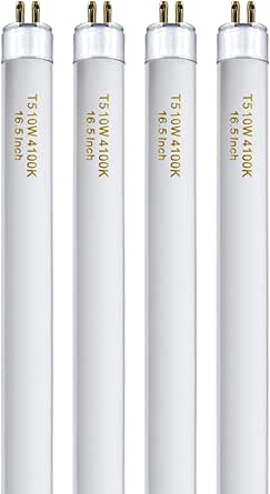 T5 10 Watt F10T5/CW Light Bulb 16" Under Cabinet Lights Cool White, T5 ...