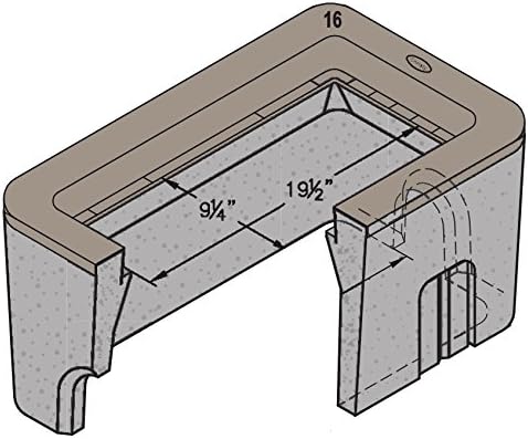 Amazon.com: Oldcastle Precast 1000090 Underground Box, Reinforced ...