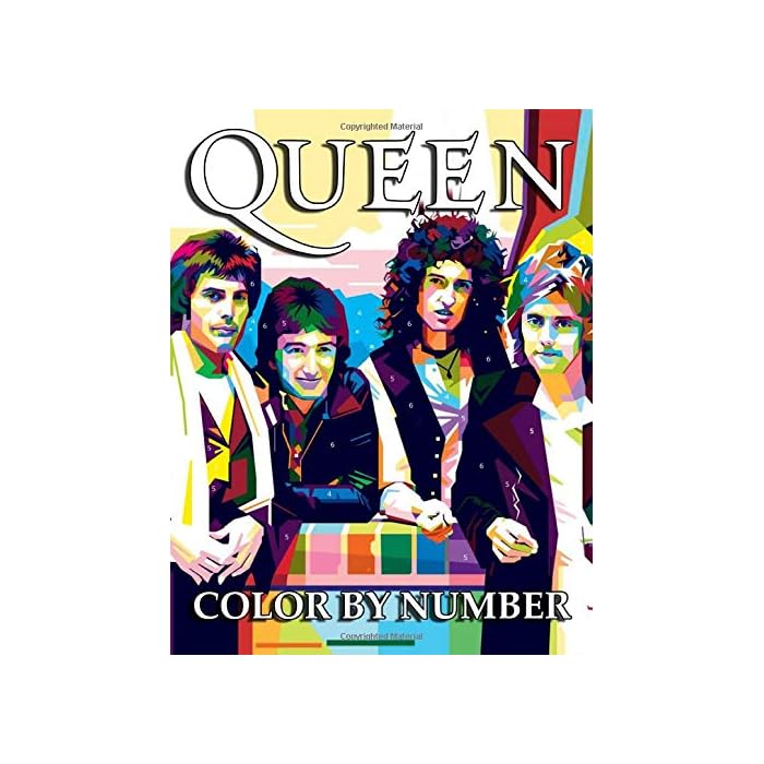 Buy Queen Color By Number: High-Quality Illustrations Of Favorite ...