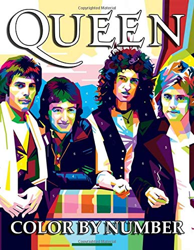 Buy Queen Color By Number: High-Quality Illustrations Of Favorite ...