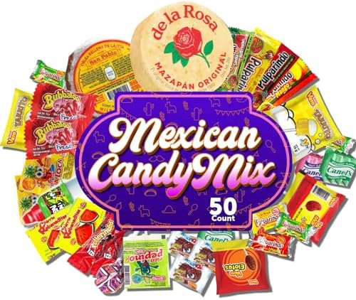 Amazon.com : Mexican Candy Mix Assortment Snack (42 Count) Dulces ...
