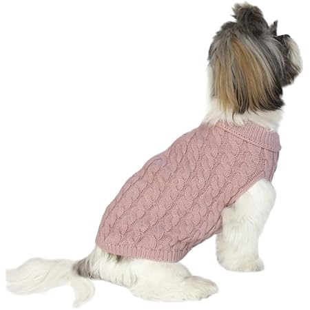 NTS Pets Small Dog Jumper | Cute and Cosy Turtleneck Knitted Dog Jumper ...