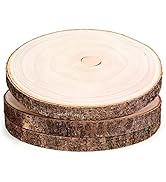 Amazon.com | Caydo 11-12 Inch Wooden Cake Stand, Rotatable Natural ...
