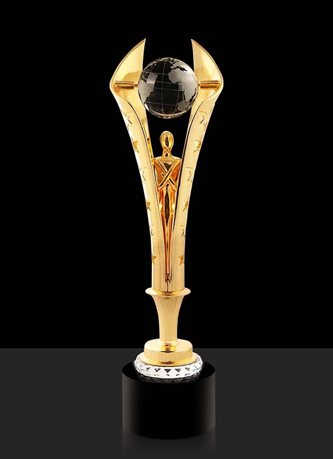 Buy Gold Award Trophies,Trophy Trophy Statues Plastic Golden Trophy ...