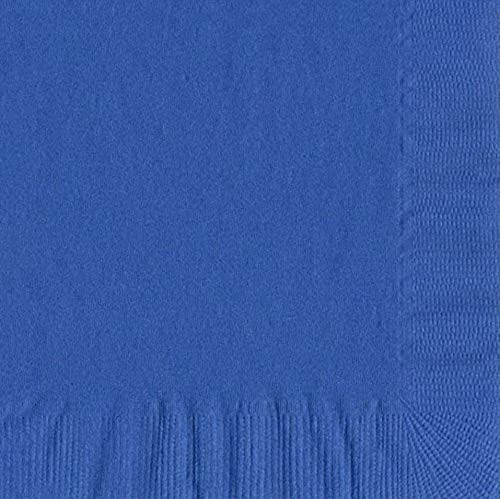 Amazon.com: 50 Plain Solid Colors Luncheon Dinner Napkins Paper - Royal ...