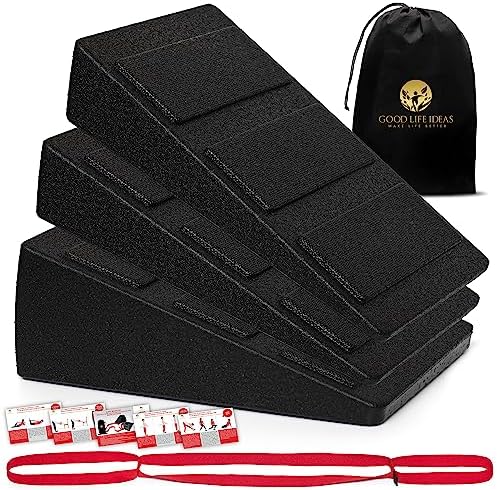 Amazon.com: Good Life Ideas Squat Wedge Block - Heel Elevated Squat ...
