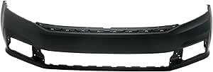 Amazon.com: TYMMC Front Primed Bumper Cover Facial for VW for Passat S ...