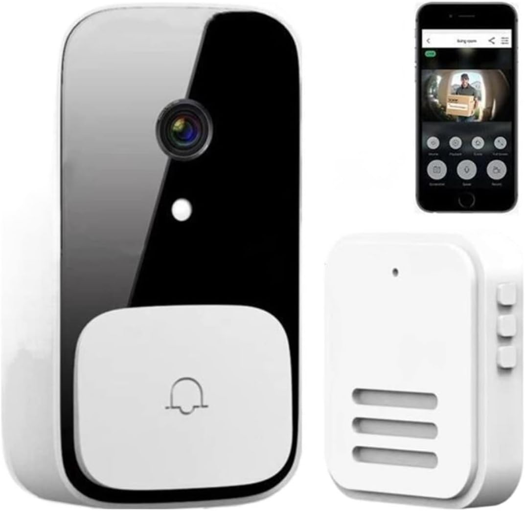 Videoportero WiFi, Timbre Inteligente Llamada Inalámbrica Cámara De ...