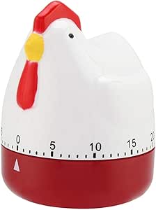 Amazon.com: Cooking Timer Magnet, Lovely Chicken Timer Mechanical Kitchen Cooking Alarm Clock 60 ...