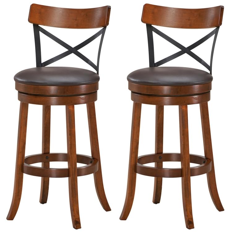 Amazon.com: ERGOMASTER Swivel Counter Height Barstool 29 Inch Seat ...