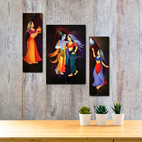pnf Poster And Frames Radha Krishna MDF Panel | For Living Room Good ...