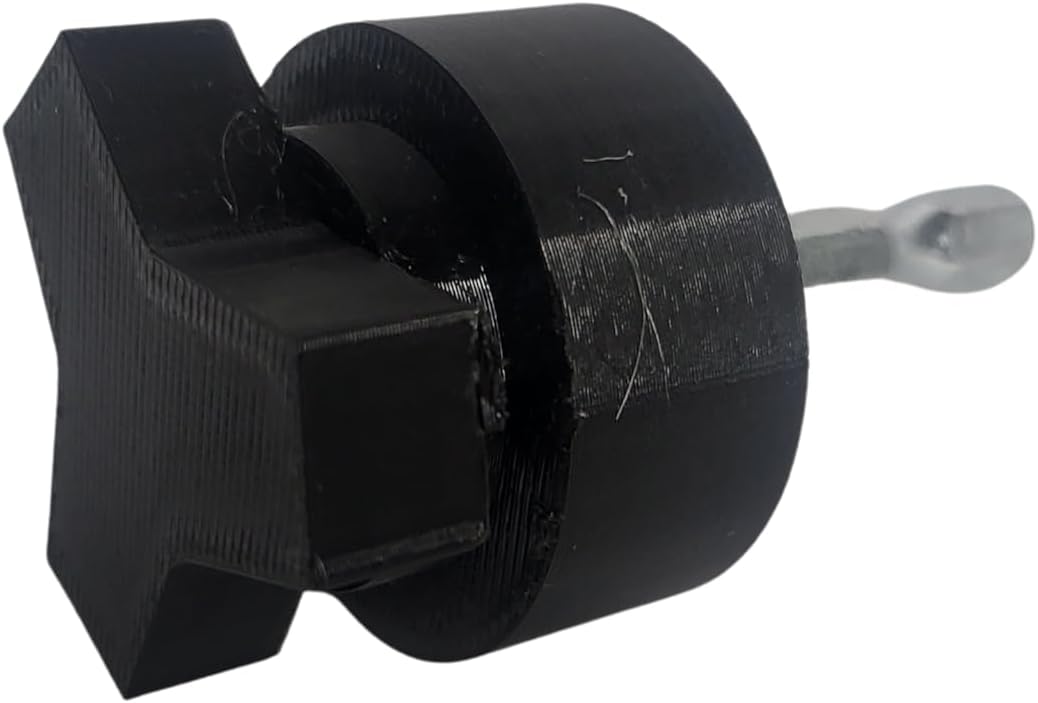 Generic 1/4-Inch Hex Bit to Triangle Adapter, Black, Compatible with ...