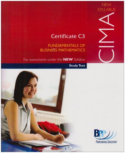 CIMA C3 Fundamentals of Business Mathematics: 9780751726497: Amazon.com ...