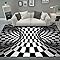 Amazon.com: micidad 3D Optical Illusion Rug Non-Slip Vision Vertigo ...