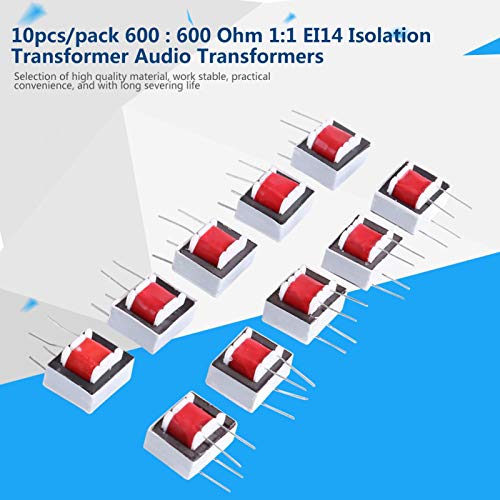 Fafeicy 10pcs/pack Audio Coupling Isolation Transformer, 600 : 600 Ohm ...