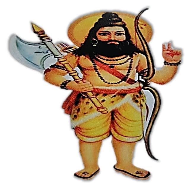 Buy UNIq Parshuram Ji Front Glossy Finish Decal Sticker for Car Bike ...