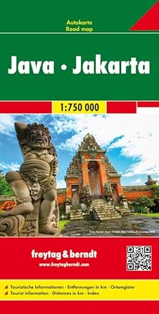 Buy Java Jakarta Road Map 1:750 000 Book Online at Low Prices in India ...