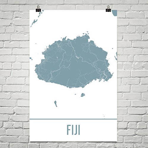Fiji Map Fiji Art Fiji Print Fiji Island Poster Fiji | Desertcart Sri Lanka