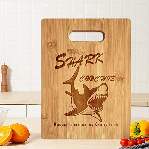 Amazon.com: Shark Coochie Charcuterie Board,Personalized Charcuterie ...