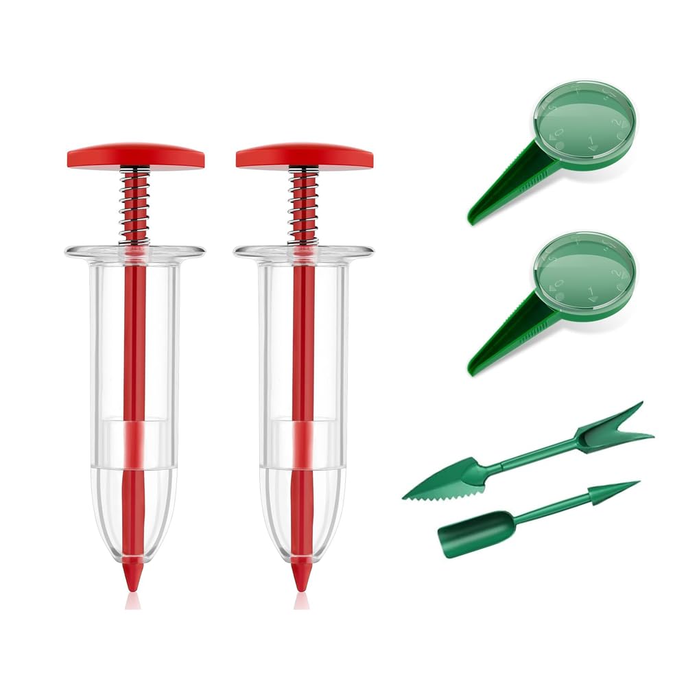 Buy 6 Pieces Mini Seeder, New Mini Seeder 2024, Small Seeder Tool, Hand ...