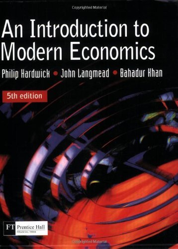 An Introduction to Modern Economics: 9780582357150: Economics Books ...