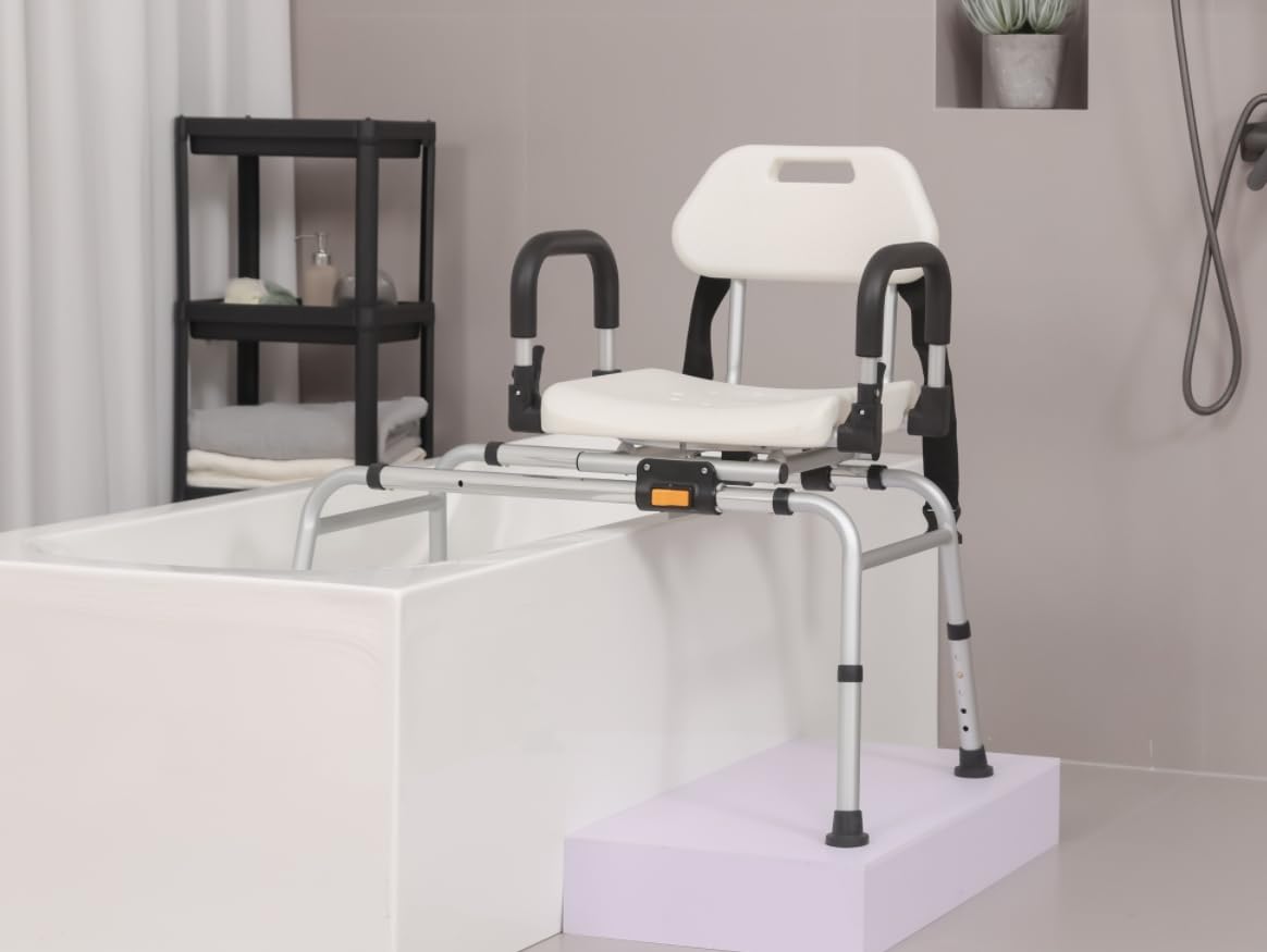 Snapklik.com : Sliding Shower Chair