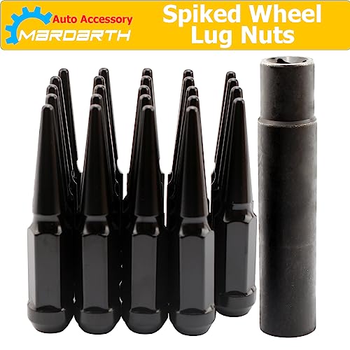Snapklik.com : Set Of 24, 14 Mm X 1.5 Wheel Spike Lug Nuts, M14x15 ...