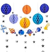 Amazon.com: SUNBEAUTY 12 PCS Solar System Theme Honeycomb Centerpieces ...