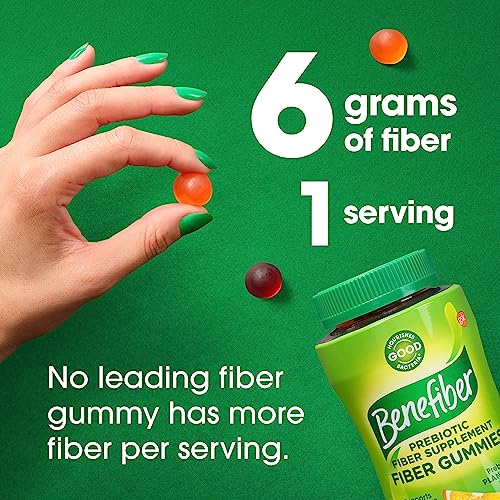 Benefiber Prebiotic Fiber Supplement Gummies for Digestive Health ...