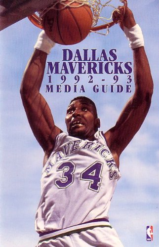 Dallas Mavericks 1992-93 Media Guide: Dallas Mavericks: Amazon.com: Books